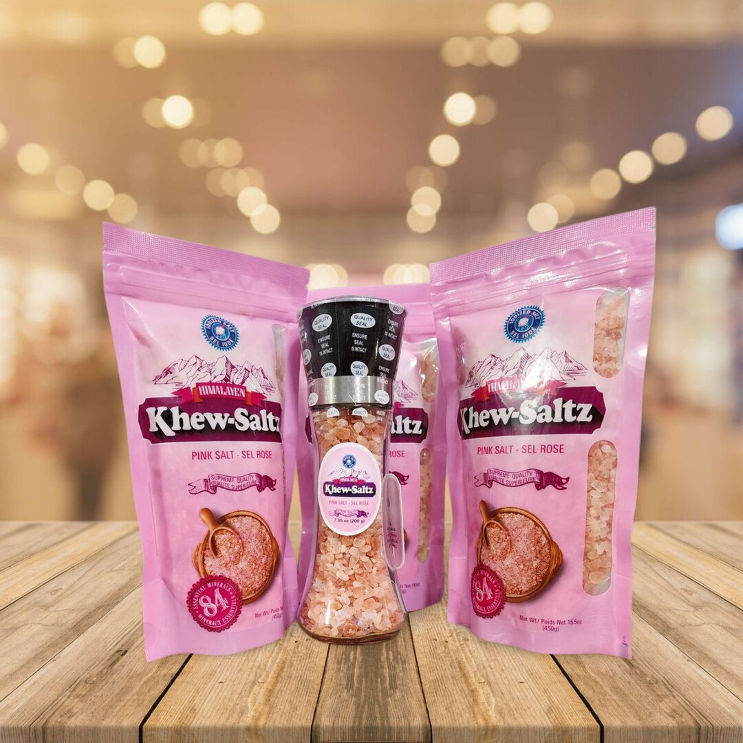 VALUE PACK: Iodized Himalayan Pink Salt 200g COARSE Glass - Etsy