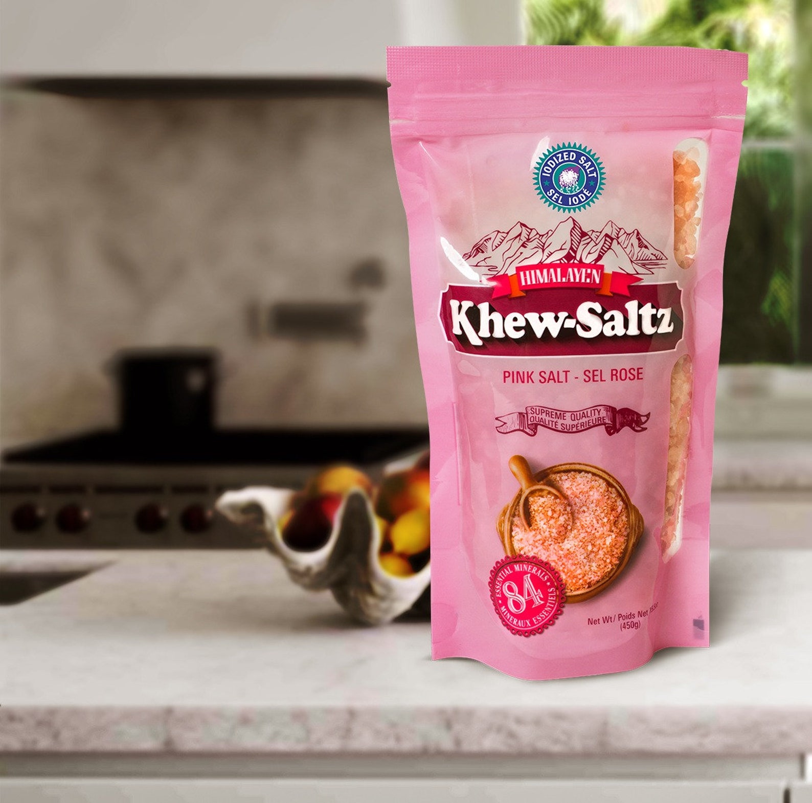 Himalayan Pink Salt 450g COARSE *iodized - Etsy