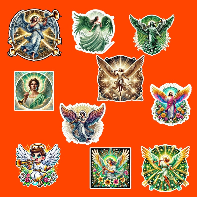 Archangel Raphael Sticker - Divine Guidance and Healing - Etsy