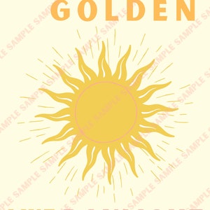 Lyrics but It's Golden Like Daylight From - Etsy