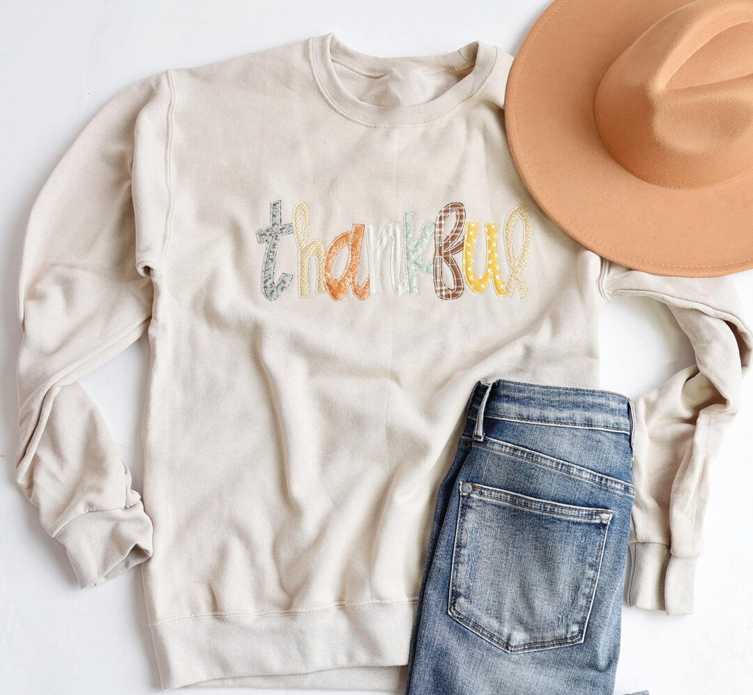 Thankful Sweatshirt - Etsy