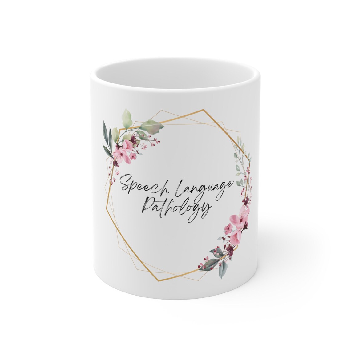 Speech Language Pathology Floral Ceramic Mug, SLP Gift - Etsy