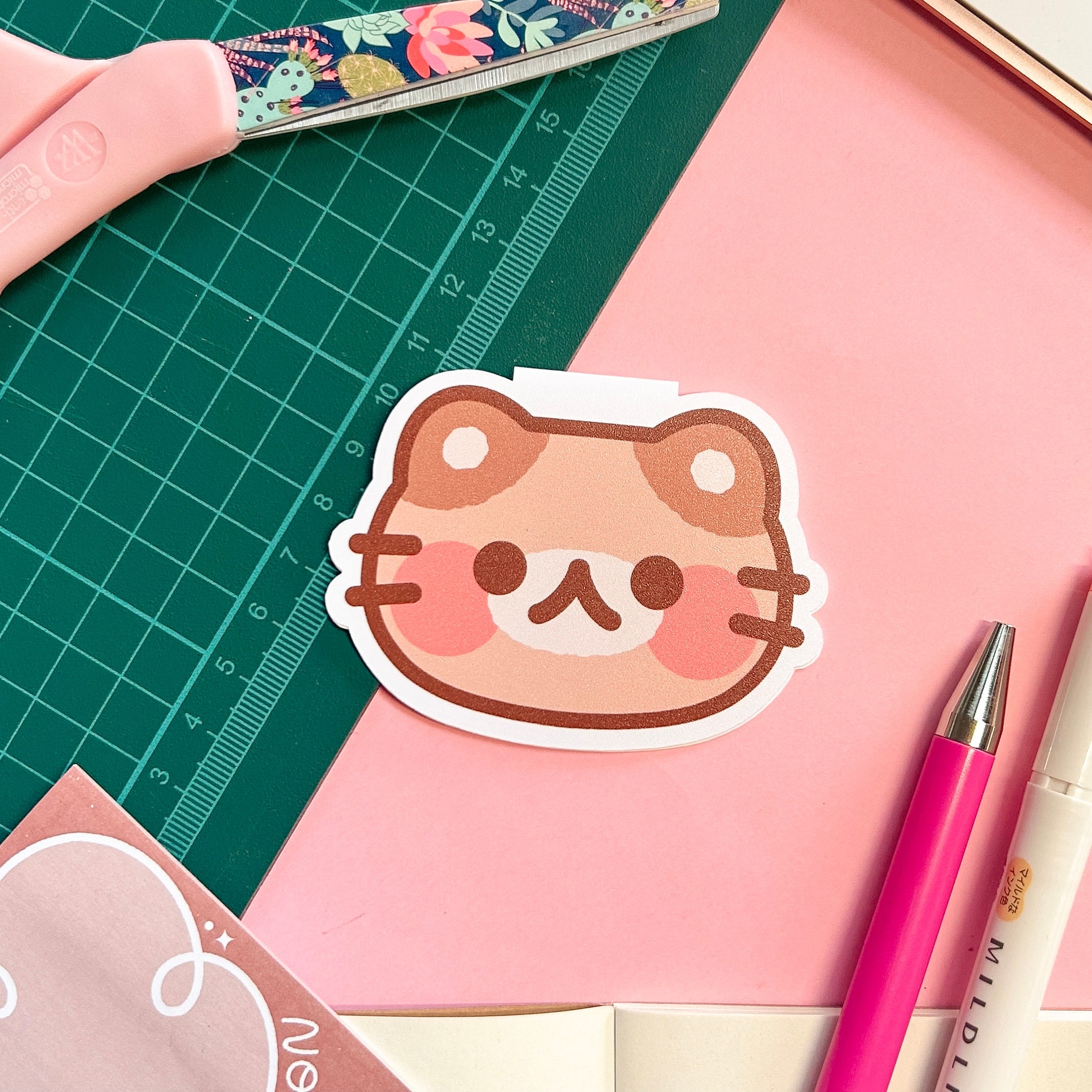 Cat Noodles Magnetic Bookmarks - Kawaii Bookmarks - Etsy