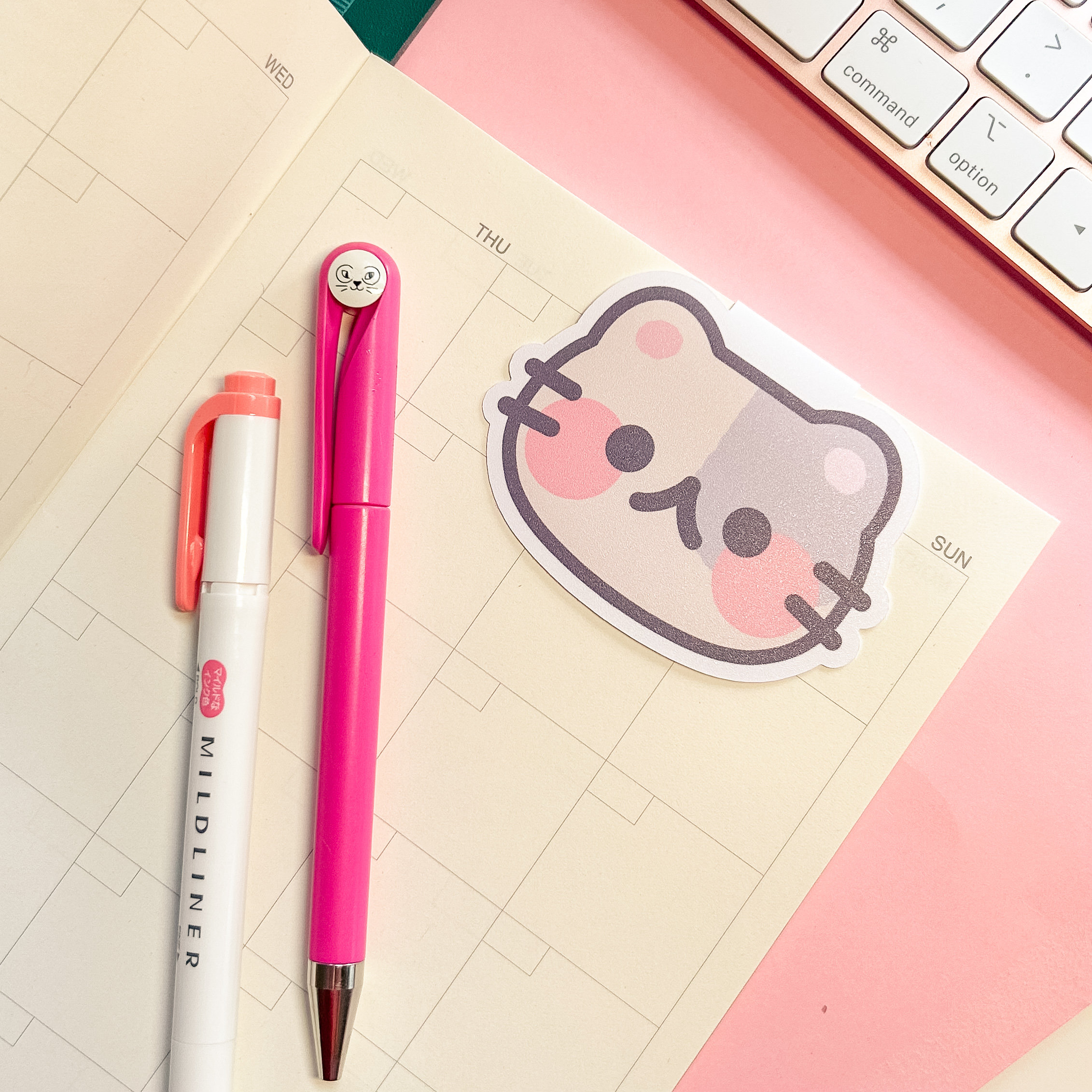 Cat Noodles Magnetic Bookmarks - Kawaii Bookmarks - Etsy