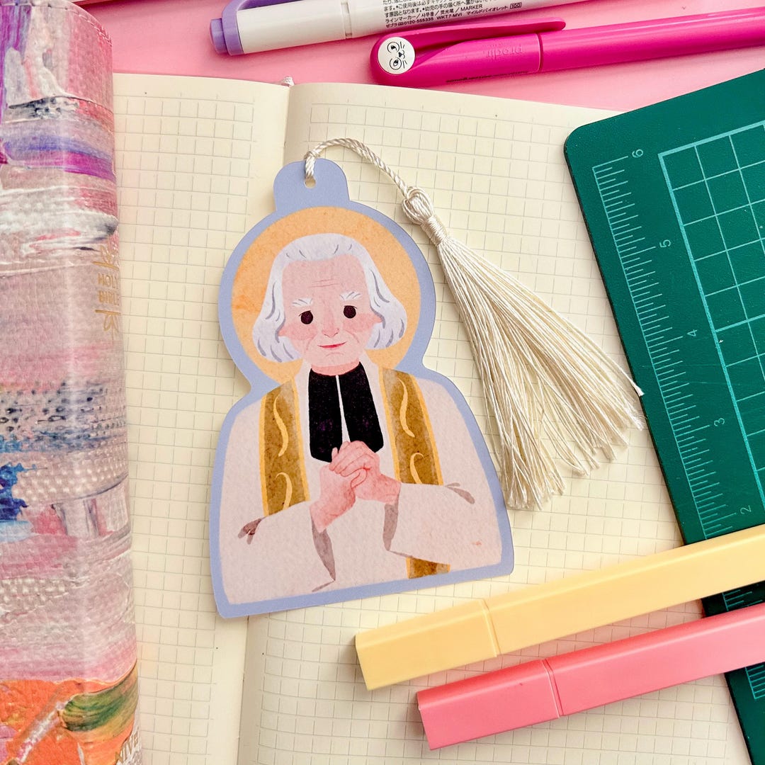 Littlesaints - St. John Vianney Bookmark - Etsy