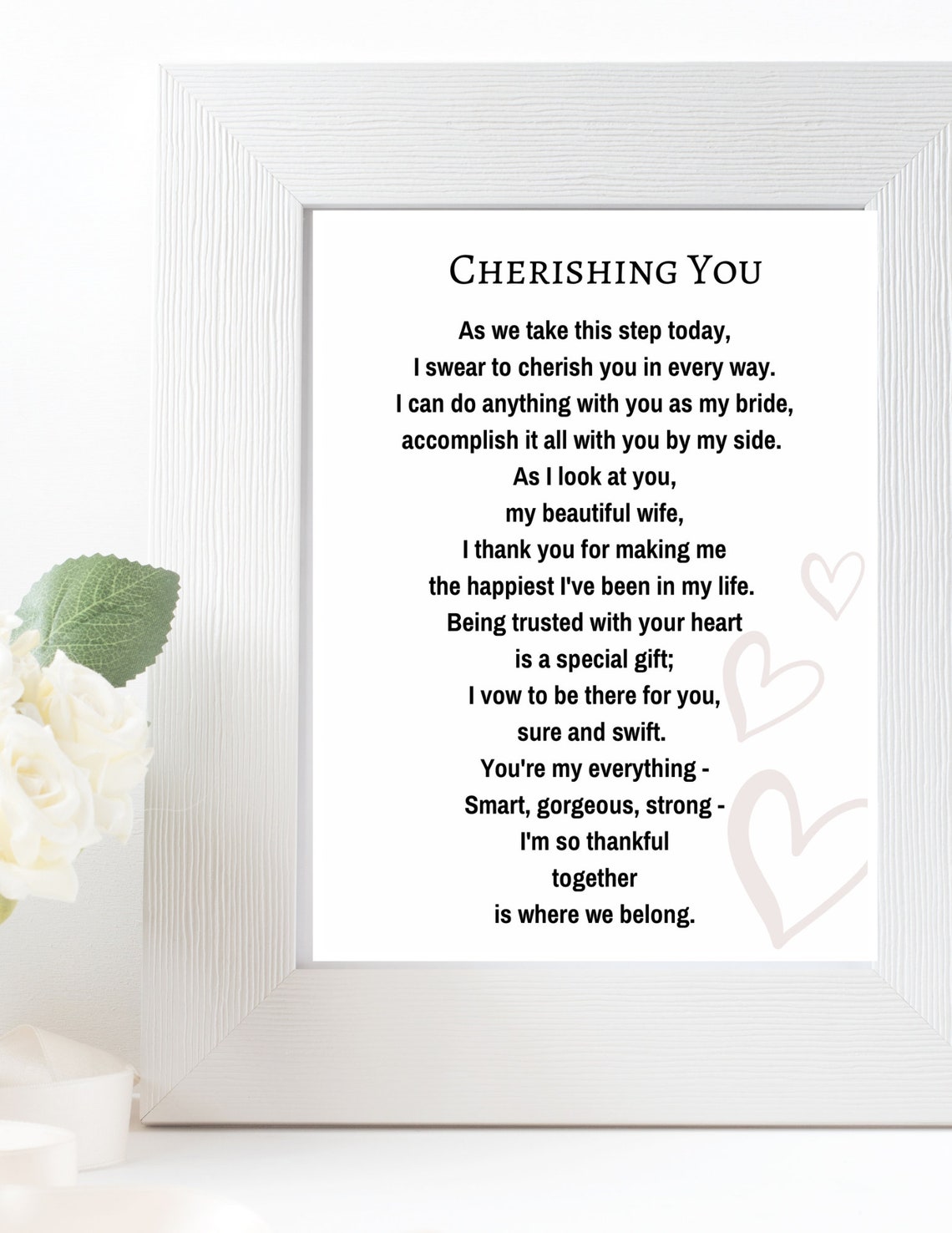 Cherishing You-letter to Bride-memorial Poem- Father Daughter-mother ...