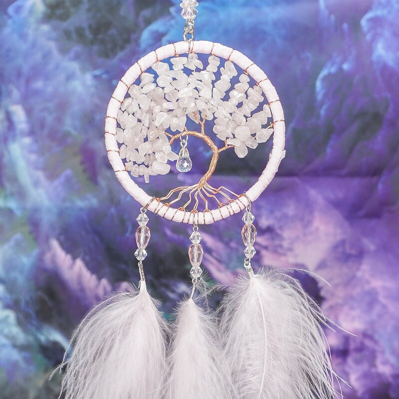 Crystal Dreamcatcher - Etsy