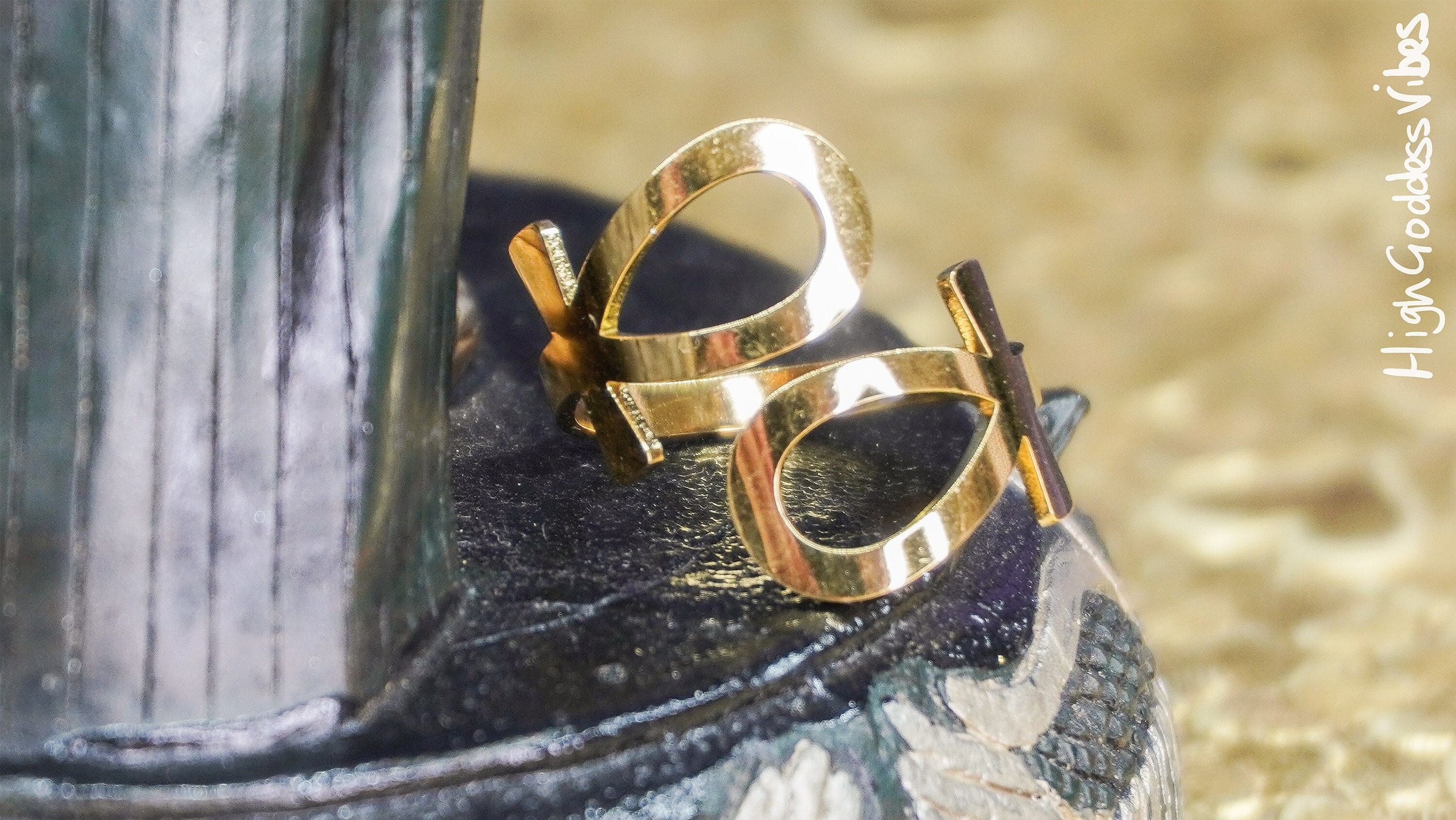 Double Ankh Ring Ancient Egyptian Symbol Bypass Adjustable - Etsy
