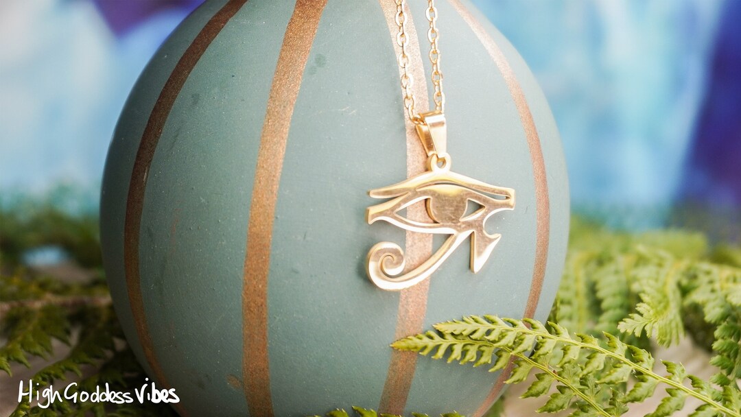 Eye of Horus / Ra Pendant - Ancient Egyptian Hieroglyph Protection ...