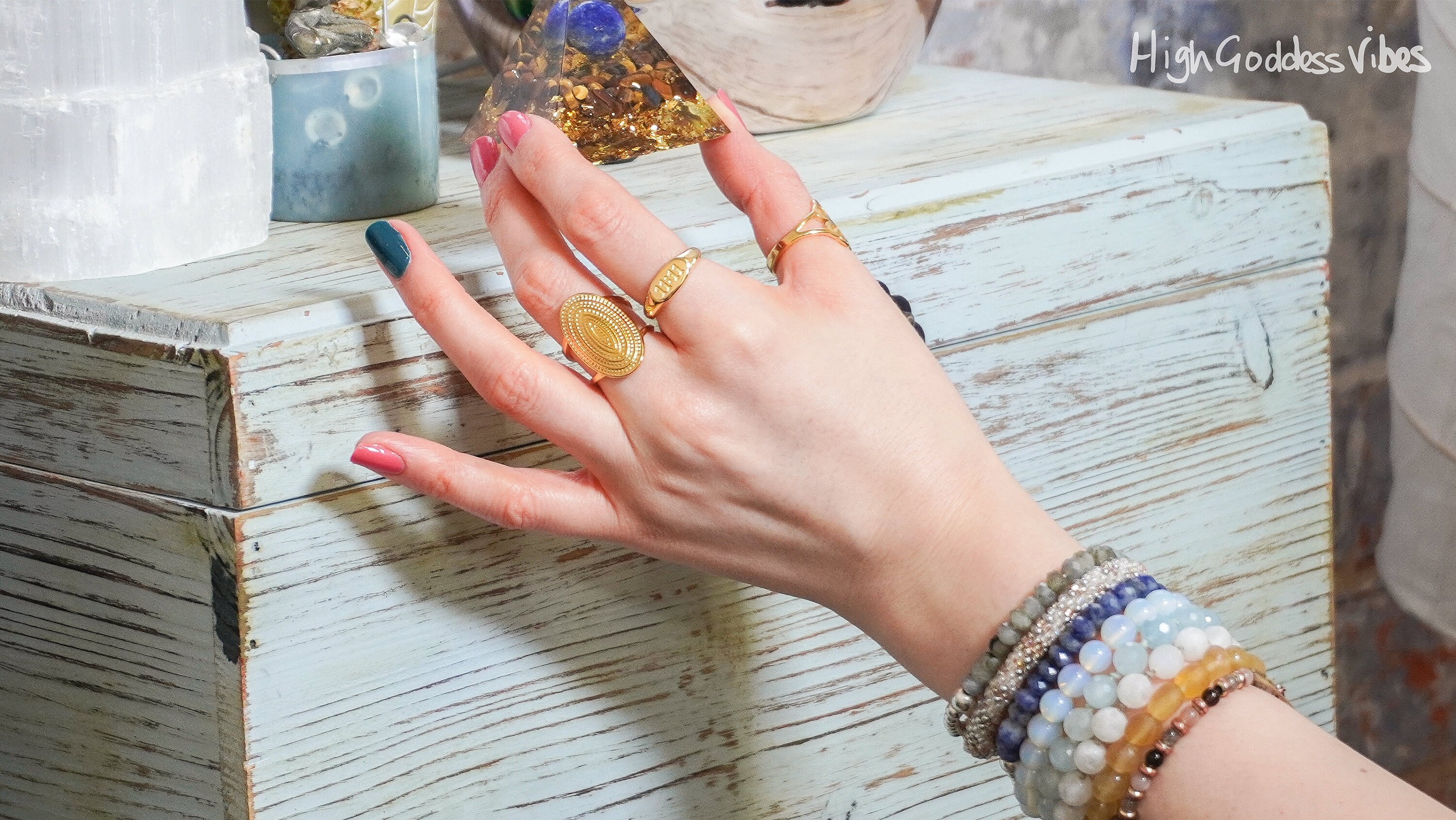 11:11 Signet Ring - Engraved Angel Number Skinny Stack Rings, Slim ...