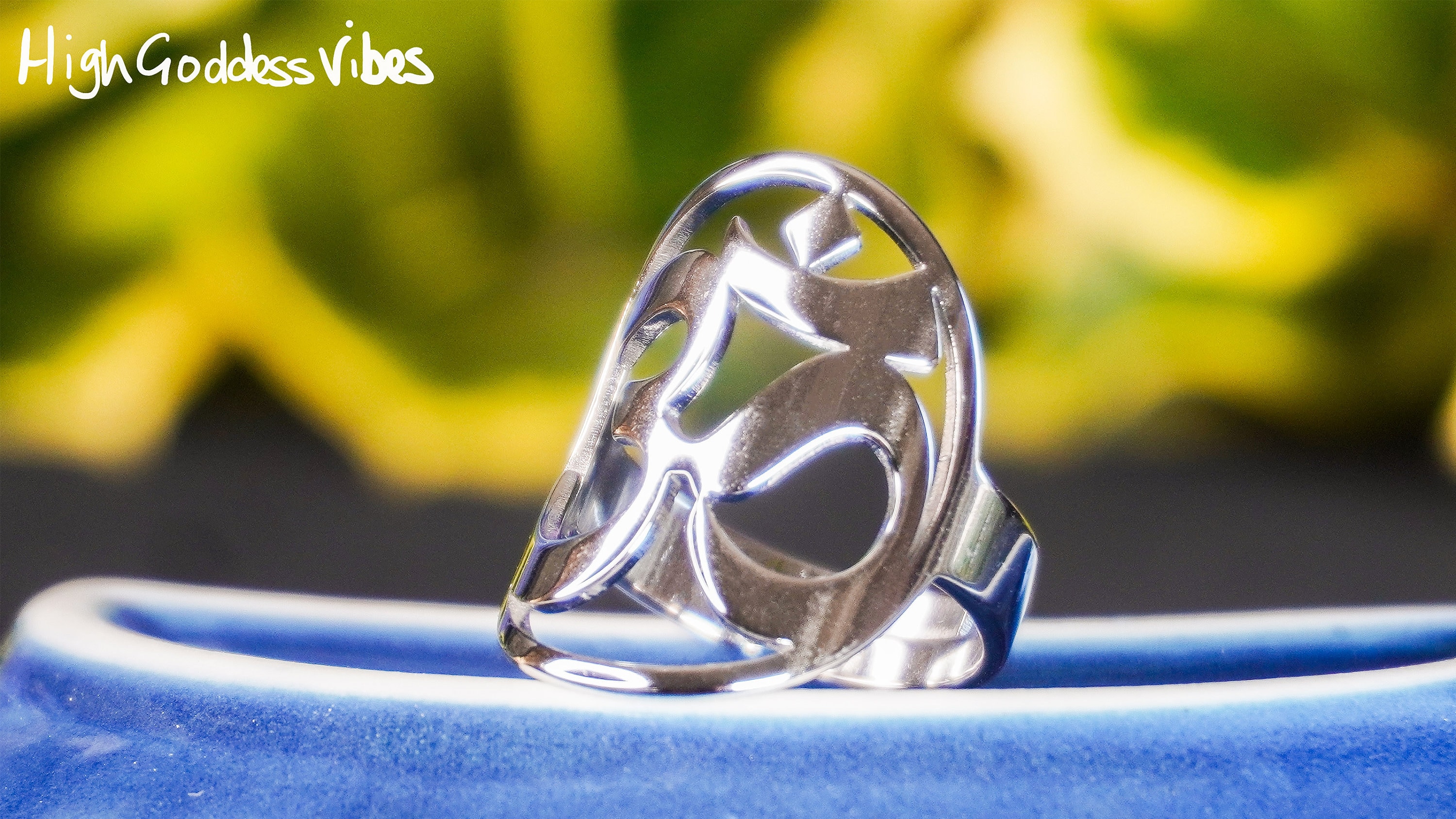Om Ring ~ Gold or Silver Resizable Adjustable Jewelry, OM Aum Sign ...