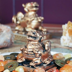 Pixiu Prosperity Statue – Chinese Feng Shui Wealth Attraction Figurine ...