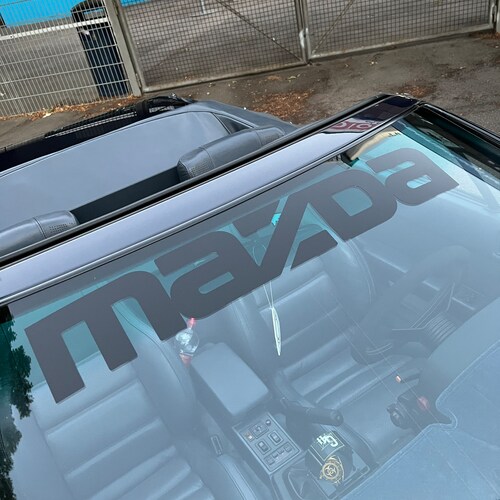 Disc Wedge / Disc Banner Mazda Logo Sticker in Desired Color - Etsy