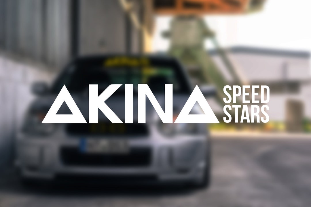 Akina Speed Stars Sticker Premium Film Original JDM Sticker in Desired ...