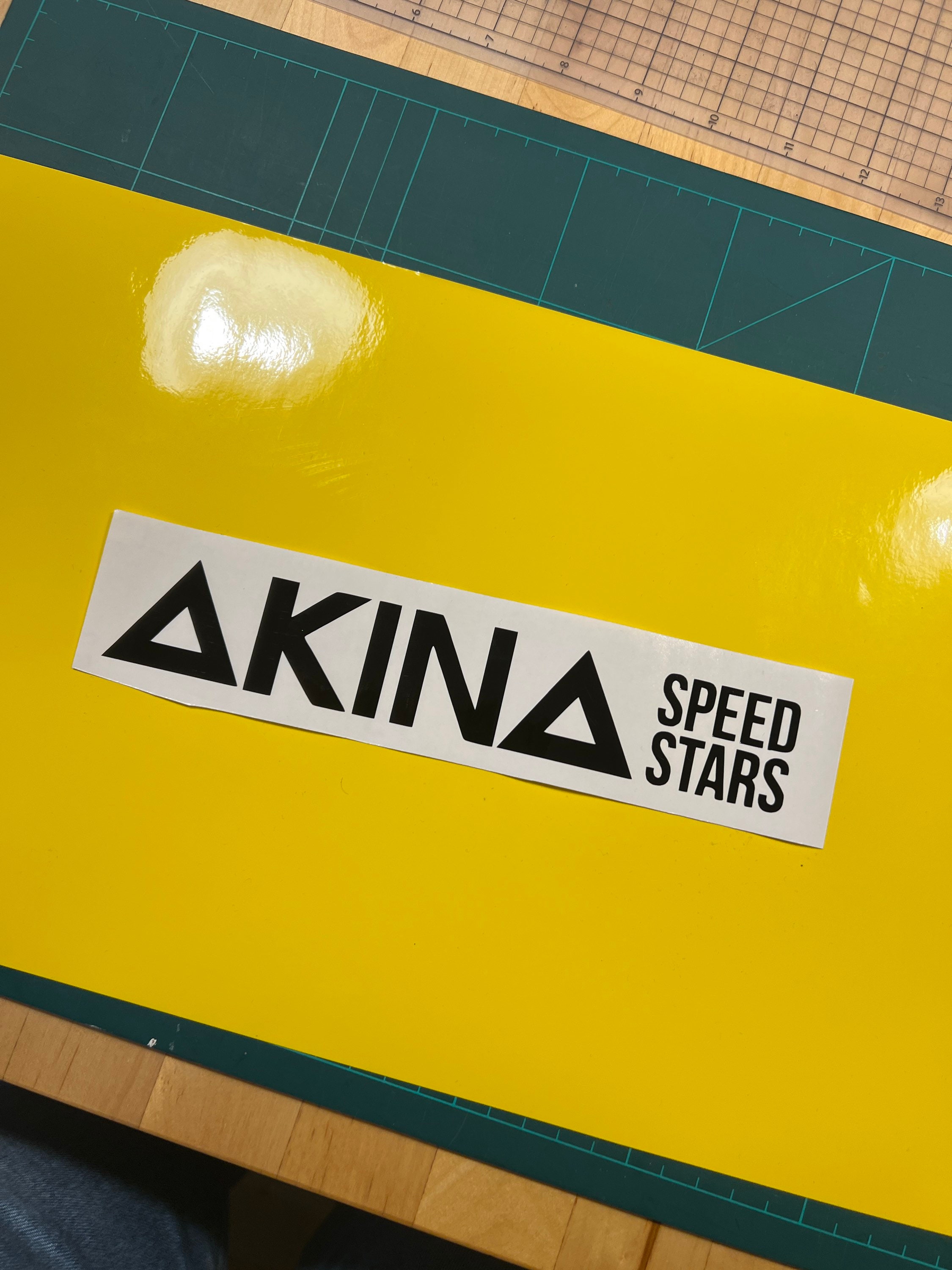 Akina Speed Stars Disc Banner Premium Film Original JDM Sunstrip in ...