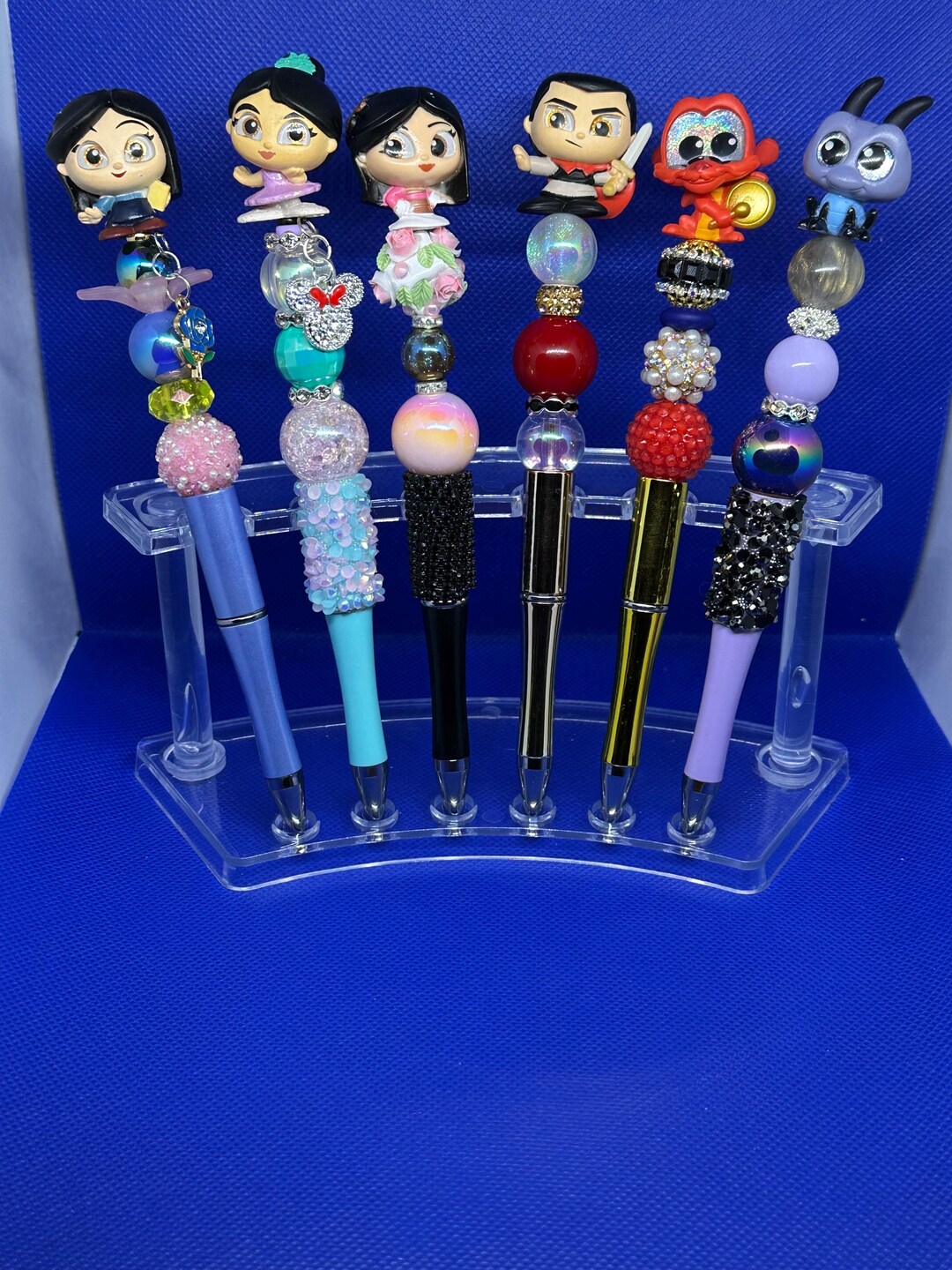 Mulan Doorable Beadable Pen, Handmade Princess Pen - Etsy