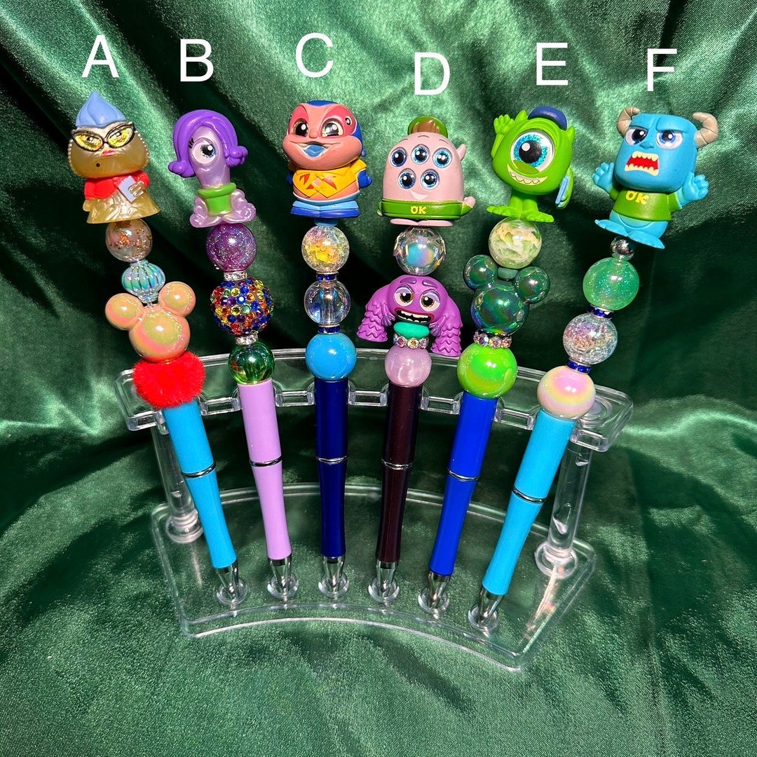 Disney Doorables Pens/ Monster Inc Beadable Pen/ Monster Pens/custom ...