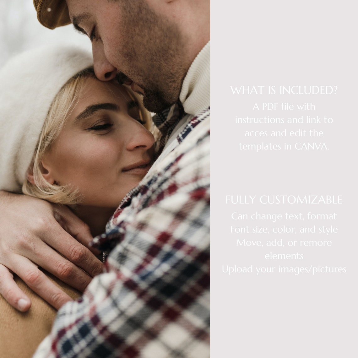 Winter Mini Session Template Winter Photography Template - Etsy