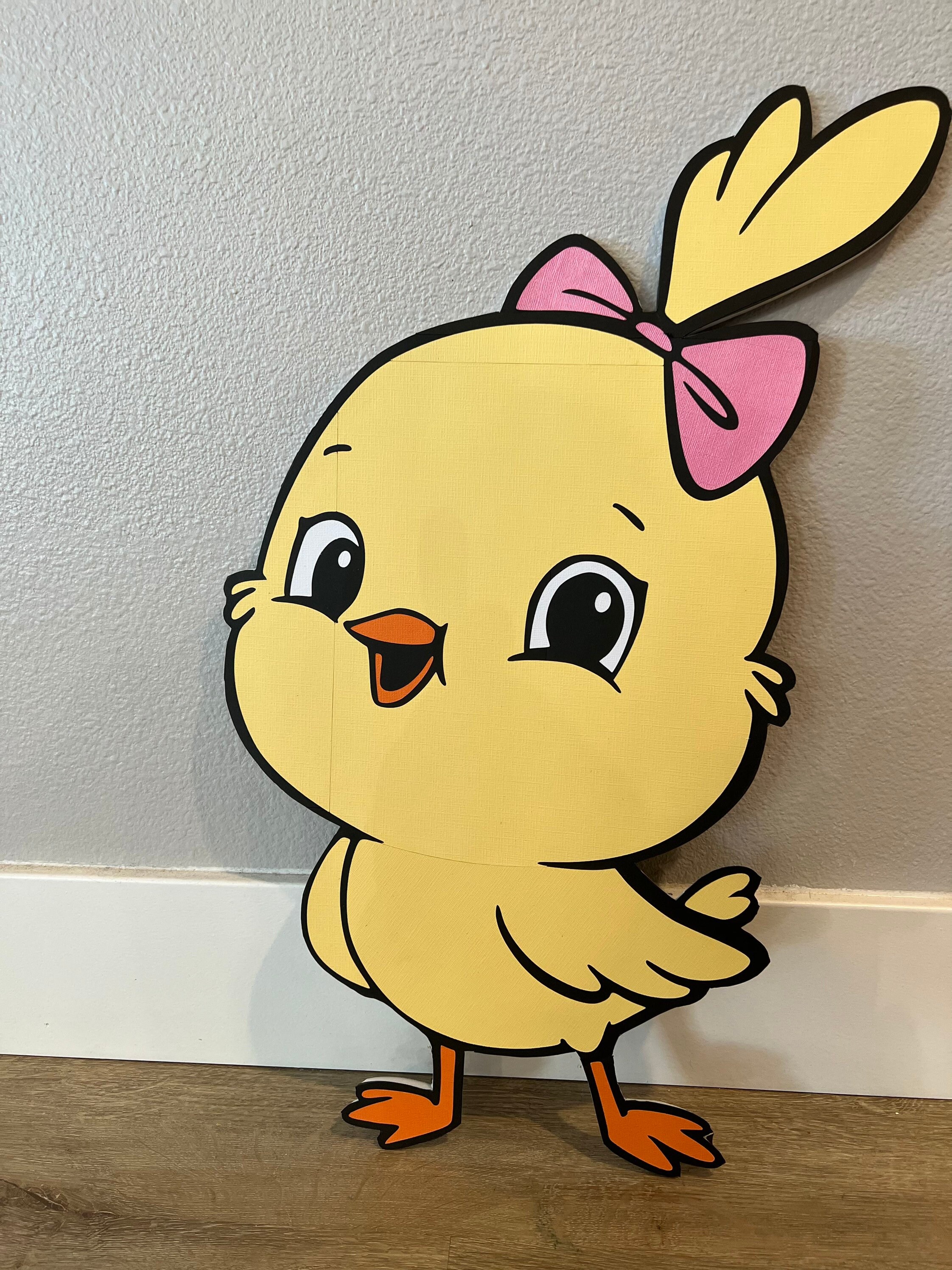Little Chick Cutout Prop Set - Etsy