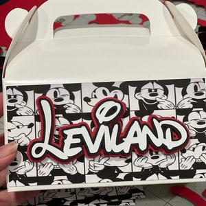 Mickey Mouse Favor Boxes - Etsy