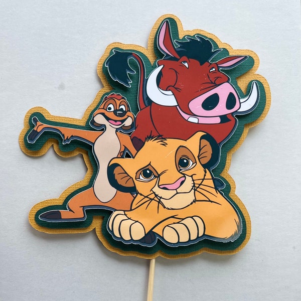 Simba Cake Topper - Etsy