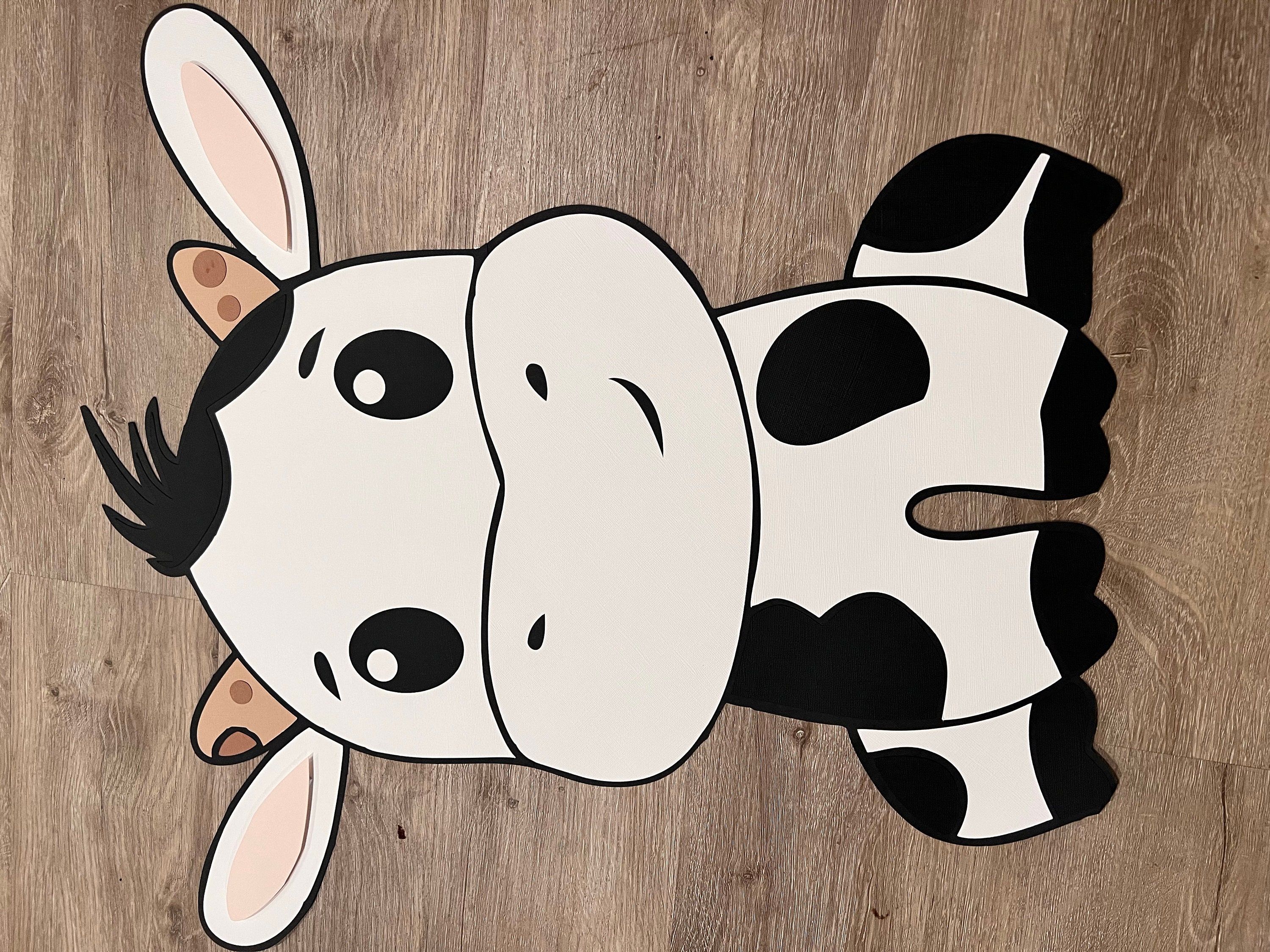 Cow Cutout Cow Prop Farm Animal Cutout Cow Standee Farm Animal Cutouts ...