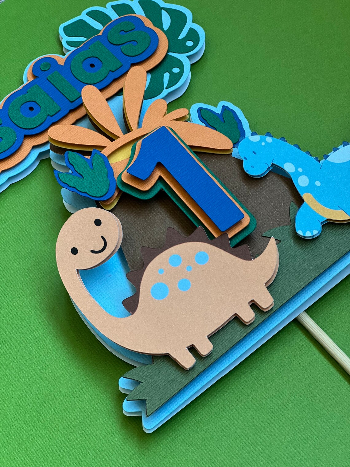 Dinosaur Cake Topper - Etsy