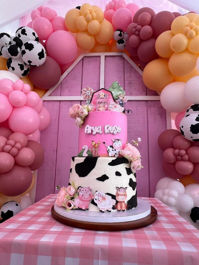 Farm Animal Cake Topper | Barn Animal Cake Topper | Topper De Granja - Etsy