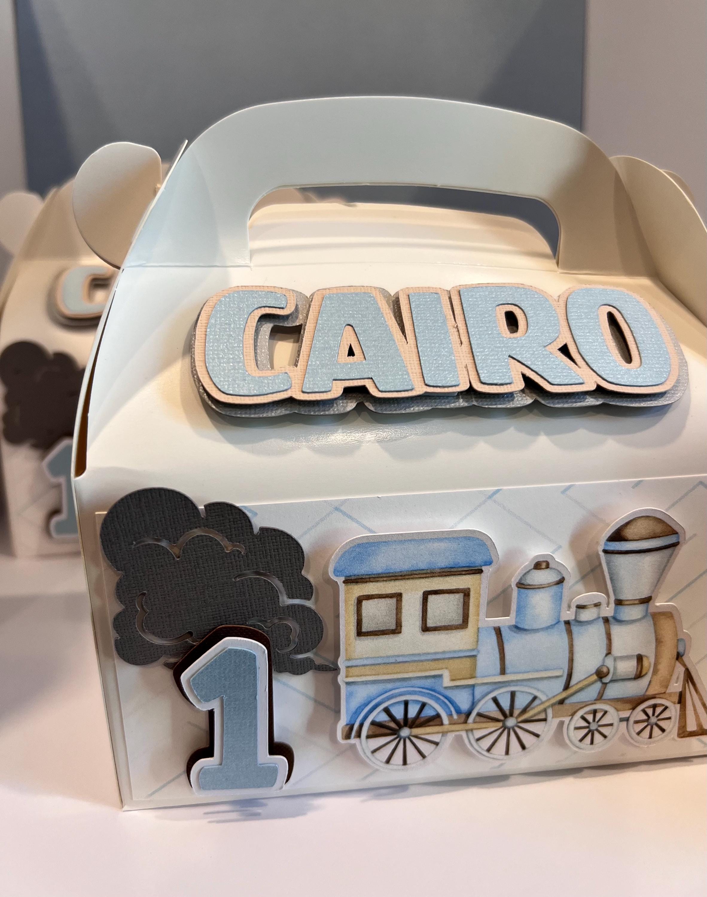 Train Party Gable Boxes Train Goody Bags/ Custom Favor Boxes - Etsy