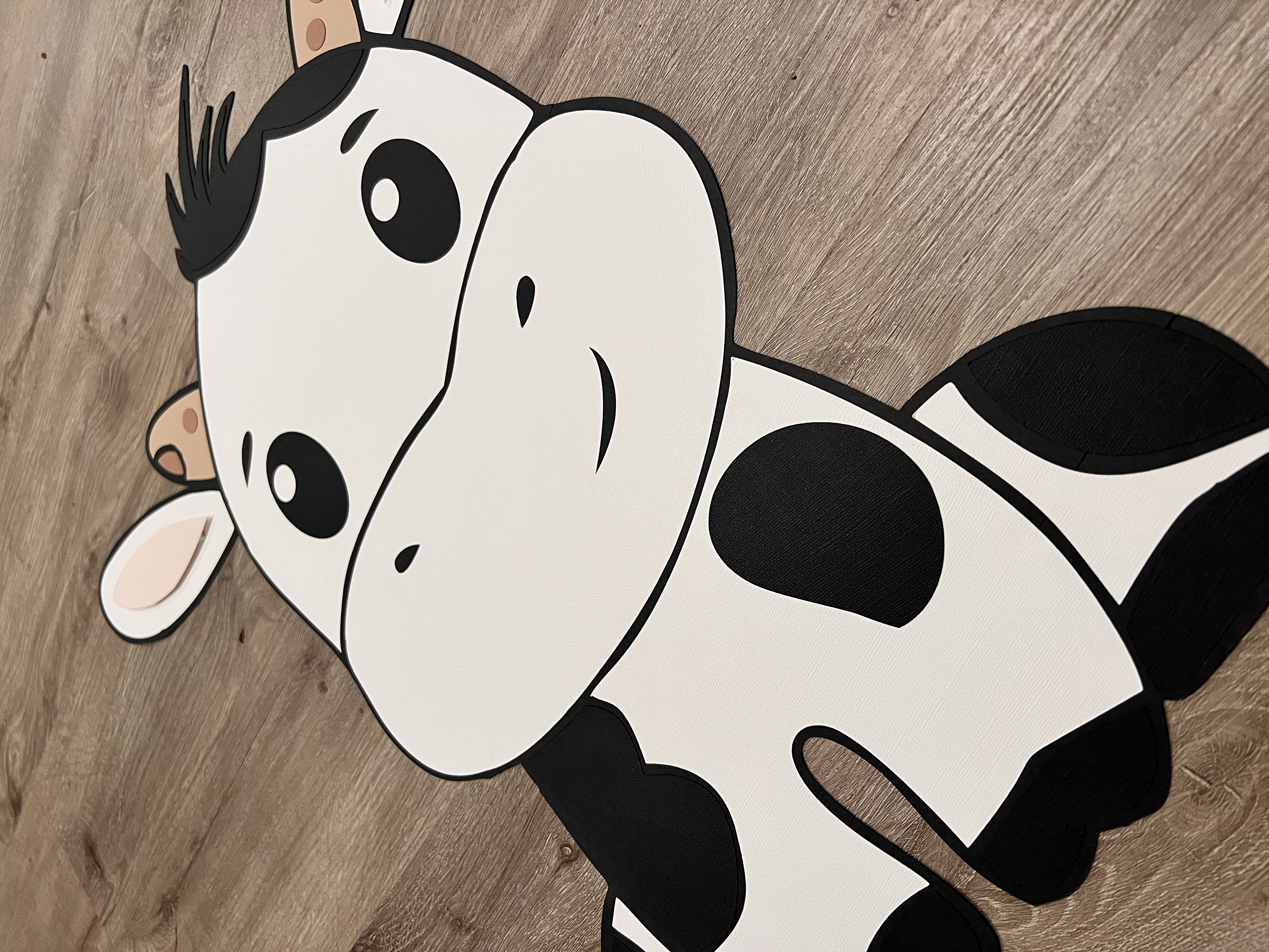 Cow Cutout Cow Prop Farm Animal Cutout Cow Standee Farm Animal Cutouts ...