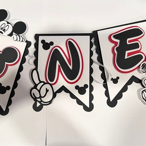 Mickey Mouse Banner - Etsy