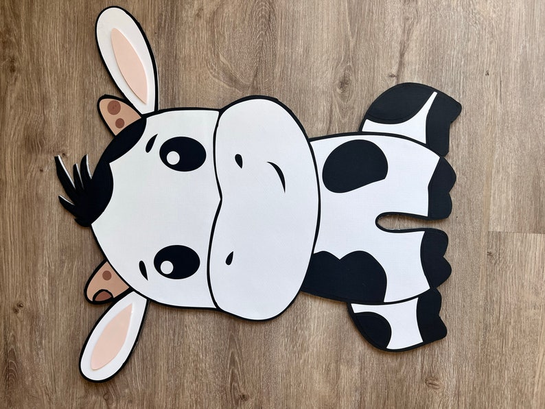 Cow Cutout Cow Prop Farm Animal Cutout Cow Standee Farm Animal Cutouts ...