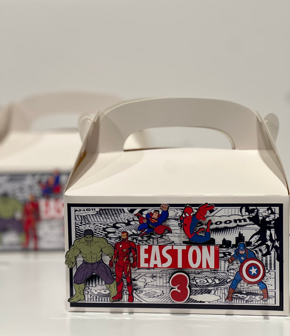 Superhero Party Favor Boxes - Etsy