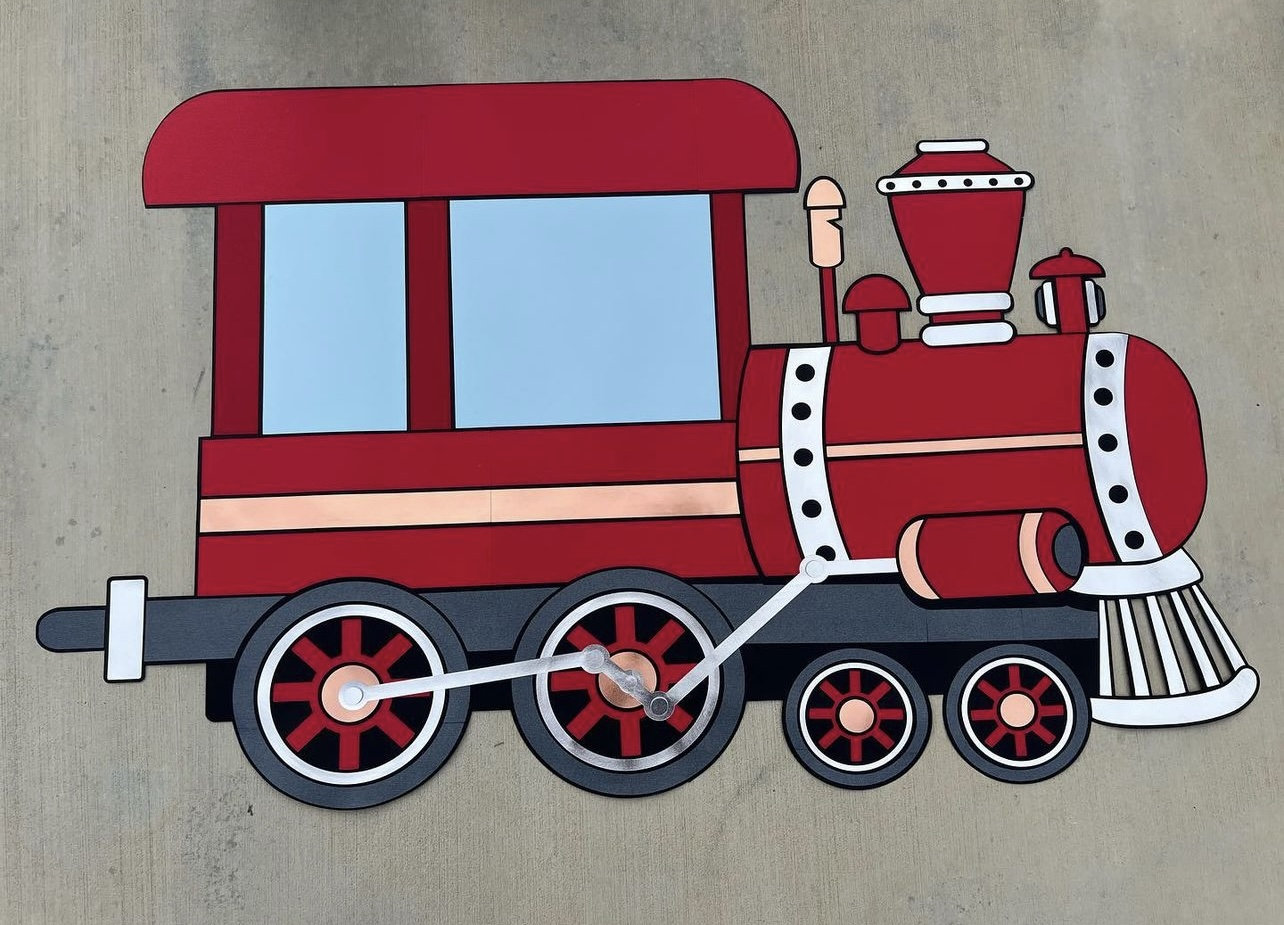 Large Train Cutout - Etsy