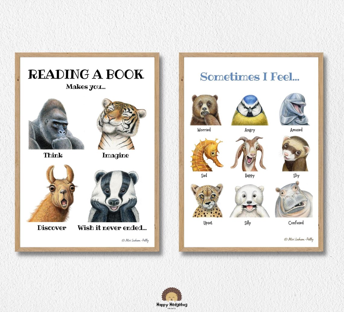PRINTABLE Educational Posters, Science Classroom Decor Bundle, Animal ...