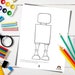 How to Draw Robots PRINTABLE Kids Activity Book / Toddler Activities ...