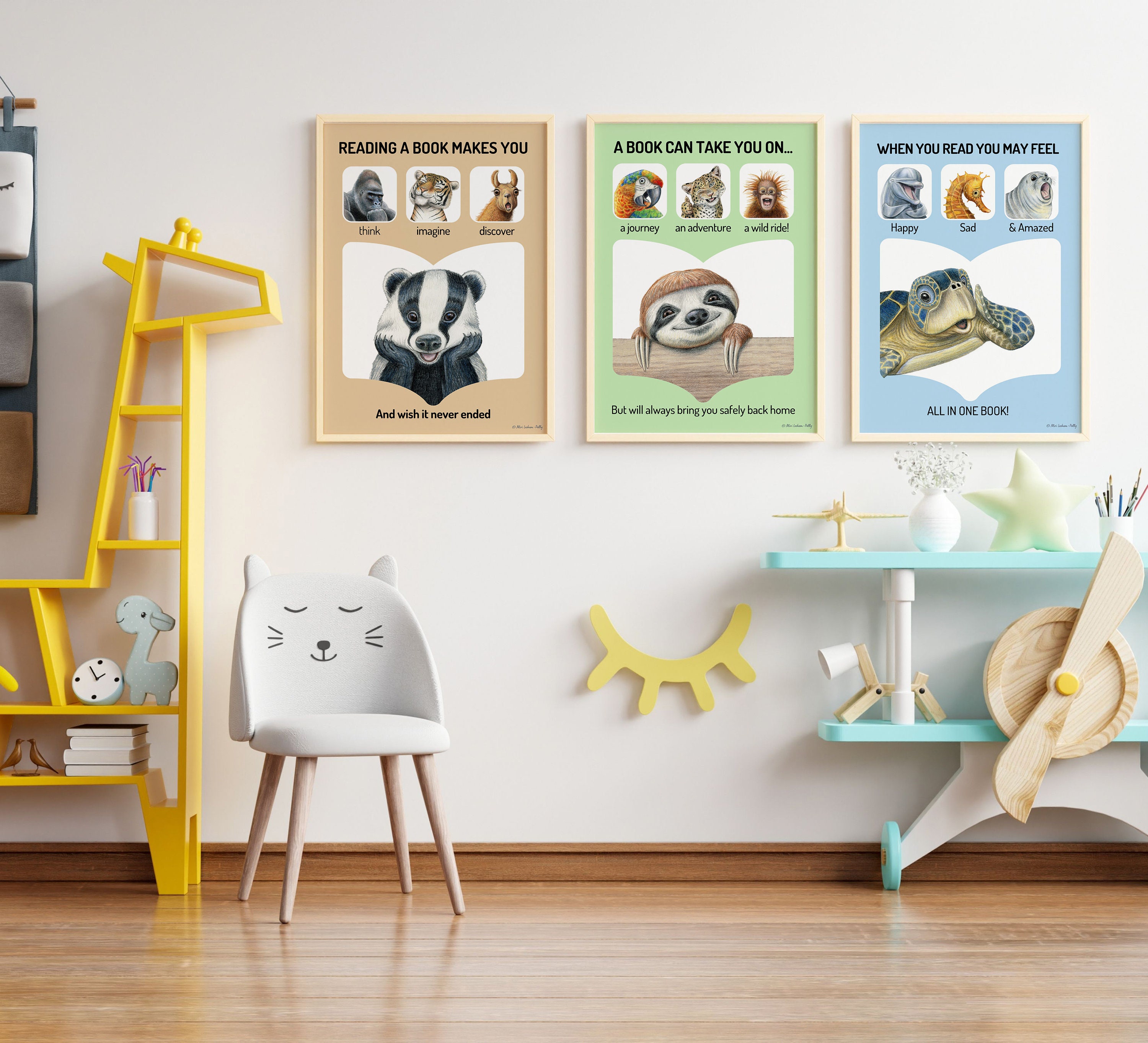 Reading Posters - Printable Set / Literary Prints / Popular Printables ...