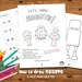 How to Draw Robots PRINTABLE Kids Activity Book / Toddler Activities ...