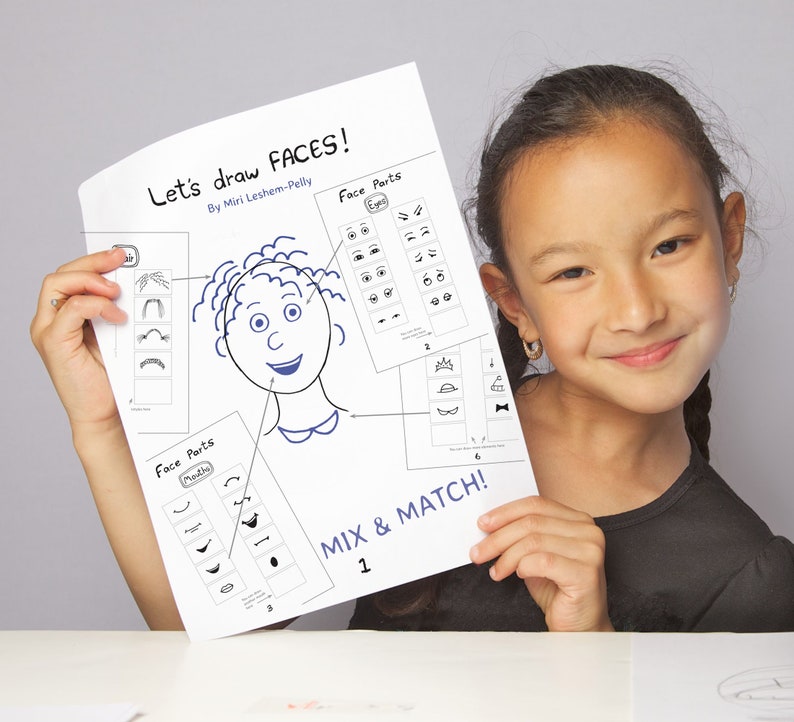 Buy How To Draw Faces PRINTABLE Kids Activity Book Toddler Online In buy-how-to-draw-faces-printable-kids-activity-book-toddler-online-in