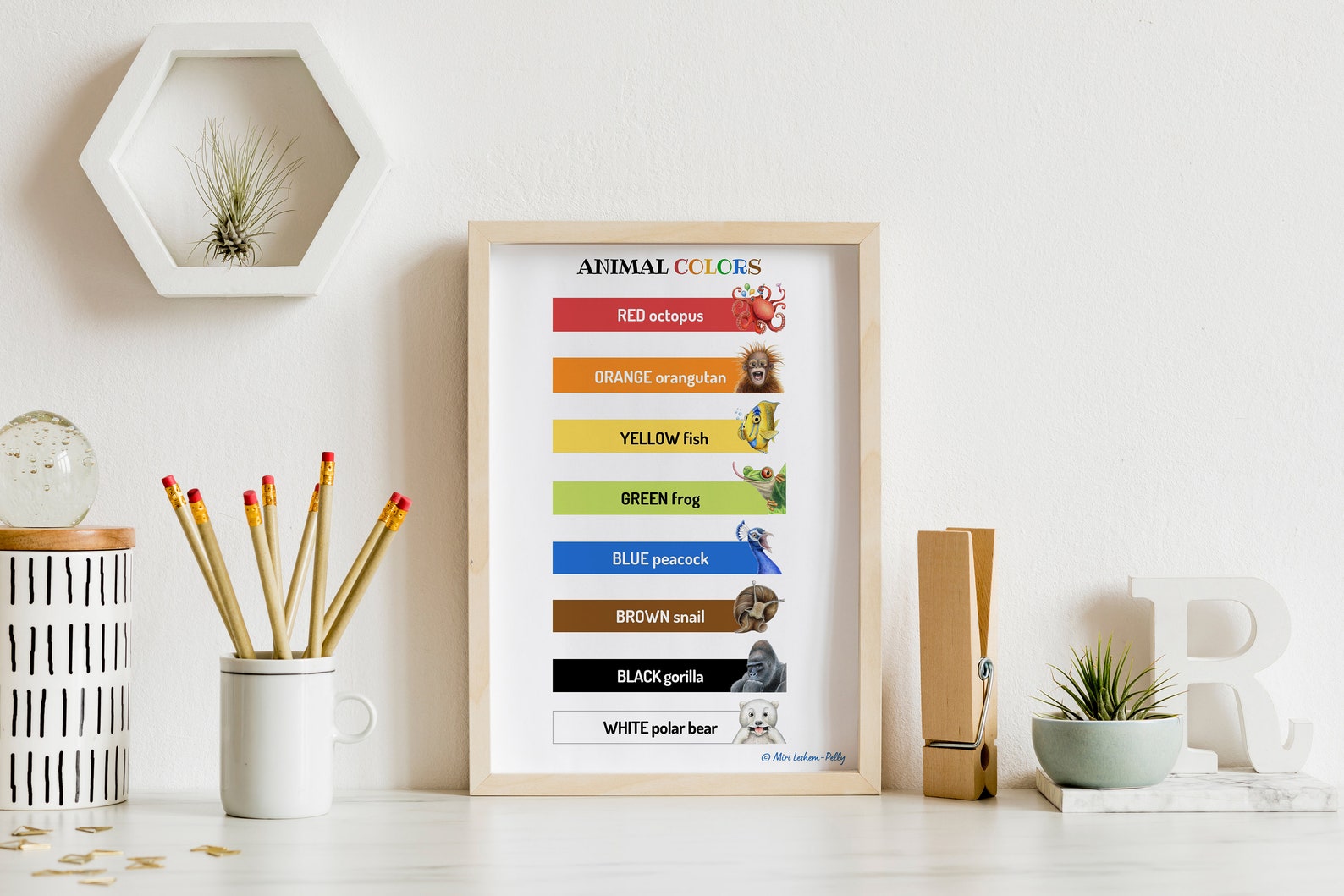 Printable COLORS Poster / Educational Poster for Classroom Decor ...