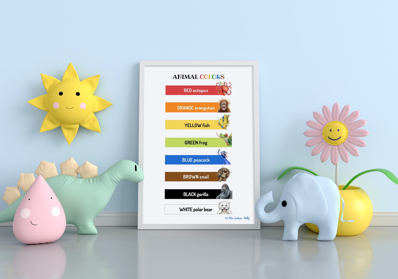 Printable COLORS Poster / Educational Poster for Classroom Decor ...