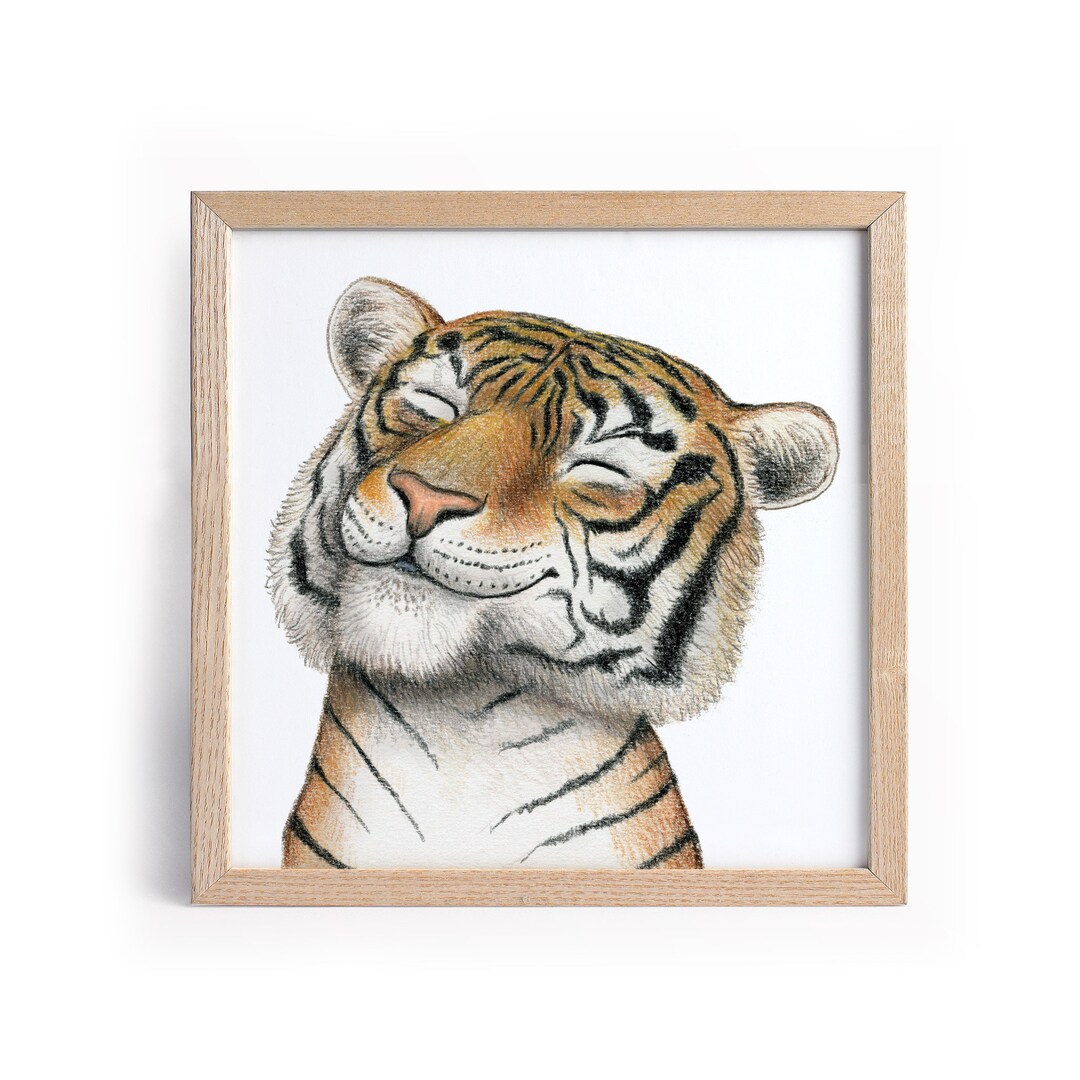 Printable Tiger Poster/ Tiger Wall Art / Jungle Nursery Decor / Nursery ...