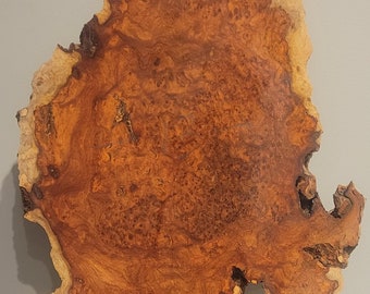Gold Amboyna BURL LUMBER Wood Natural Slab Live Edge Epoxy Resin Table ...