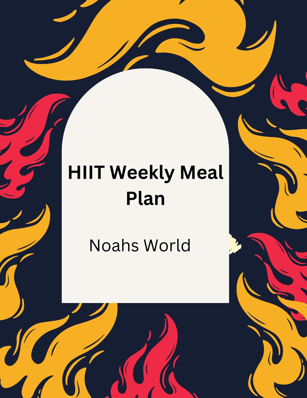 Hiit Meal Plan Instant Download Etsy