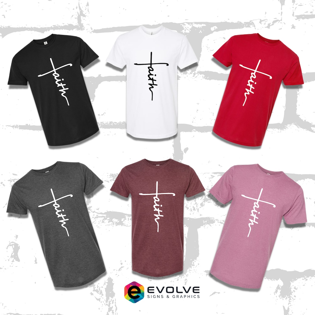 Jesus Vertical Cross Faith Cross Love and Grace Shirt - Etsy