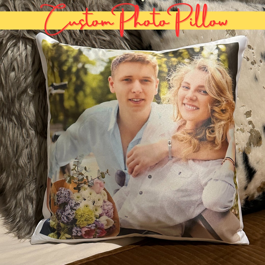 Custom Photo Pillow, Personalized Pillow, Custom Throw Pillow, Photo ...