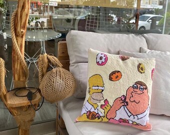The Simpsons Pillow - Etsy