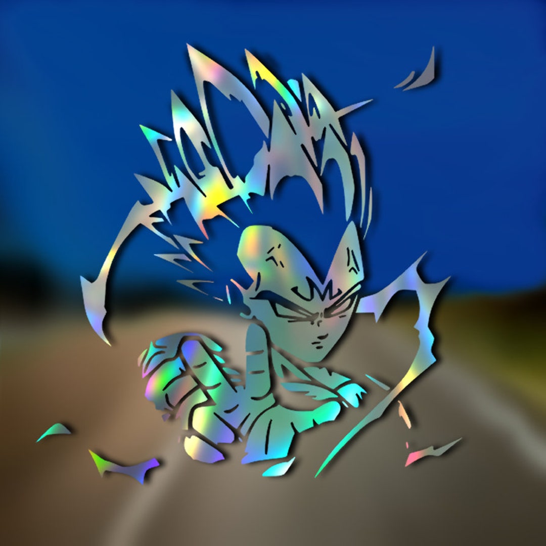 Majin Vegeta Decal Dragon Ball Z/ - Etsy