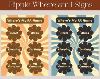 Retro Where's My RA Sign Digital Download - Etsy