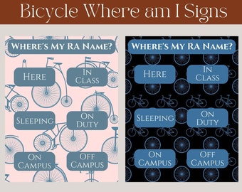 Retro Where's My RA Sign Digital Download - Etsy